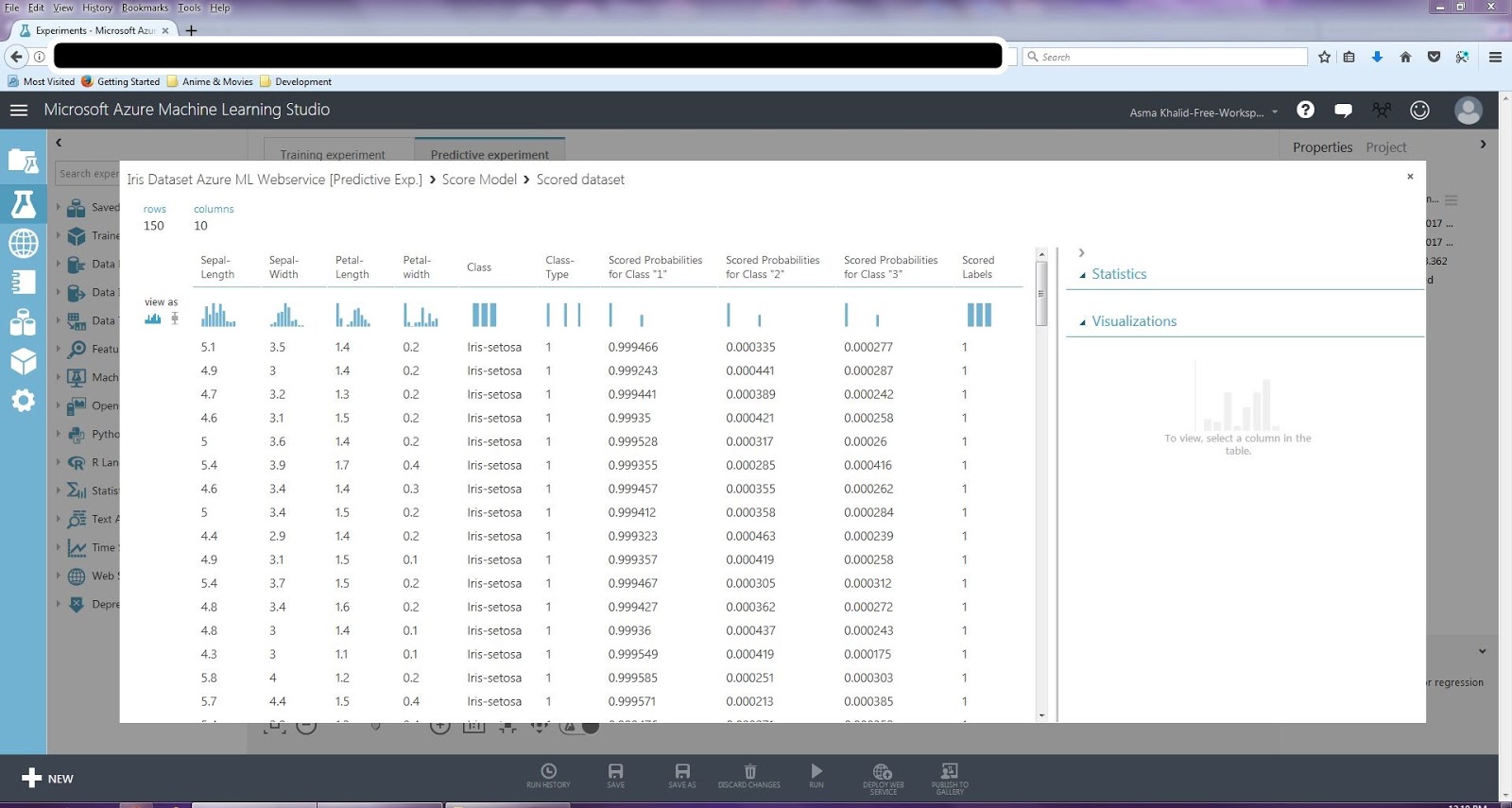 Azure Machine Learning: Iris Model Client Application - Asma's Blog