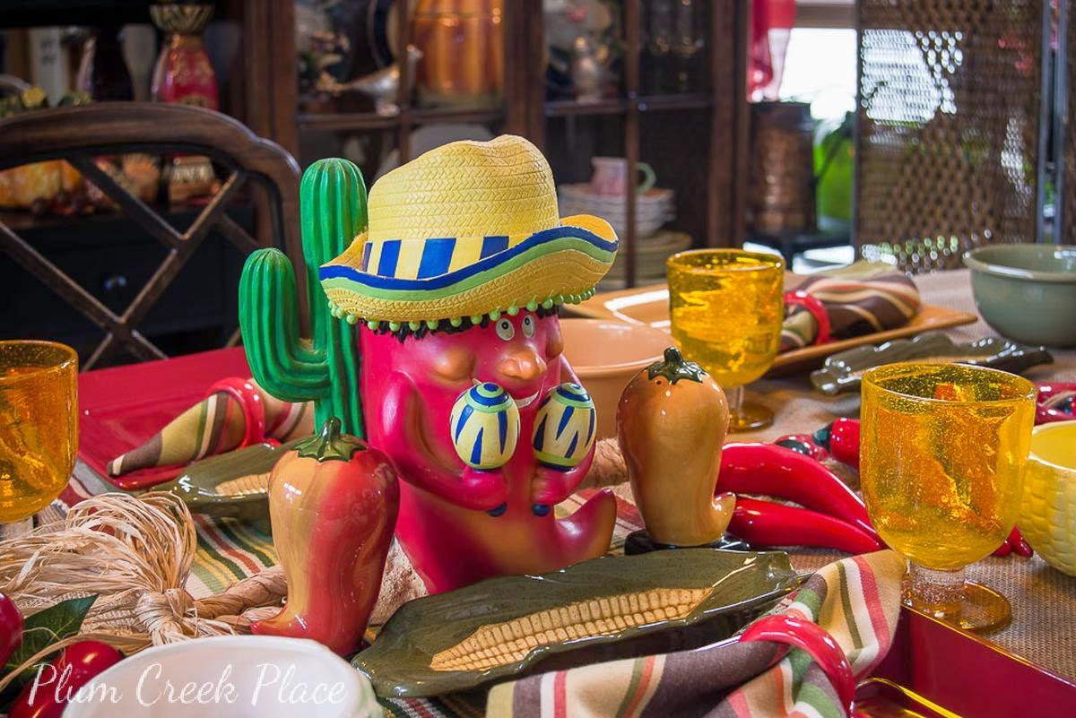 Plum Creek Place: Birthdays And Other Milestones - A Fiesta Tablescape