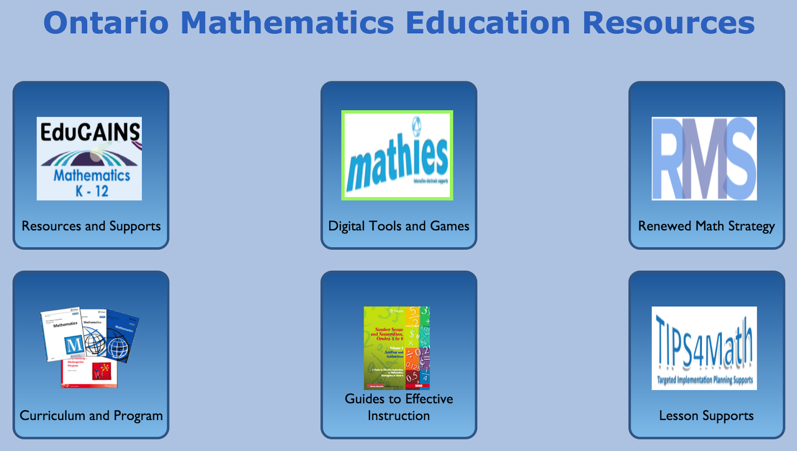 Ontario Math Links: Math Links for Week Ending May 19th, 2017