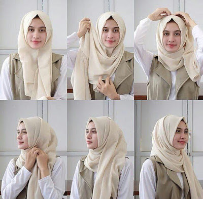 Tutorial Hijab Segi Empat Terbaru | Tutorial Hijab Terbaru 2017