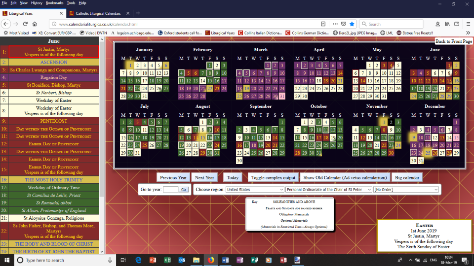 New Liturgical Movement: A New Liturgical Calendar Website