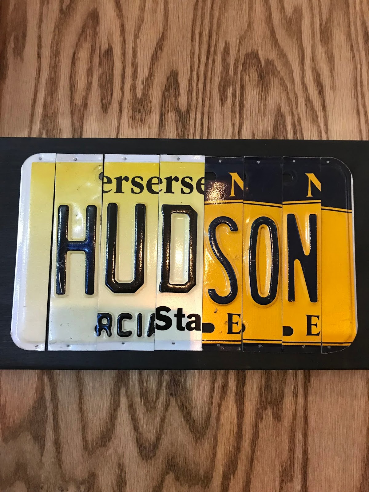 blah to TADA!: Car Plate Crafts