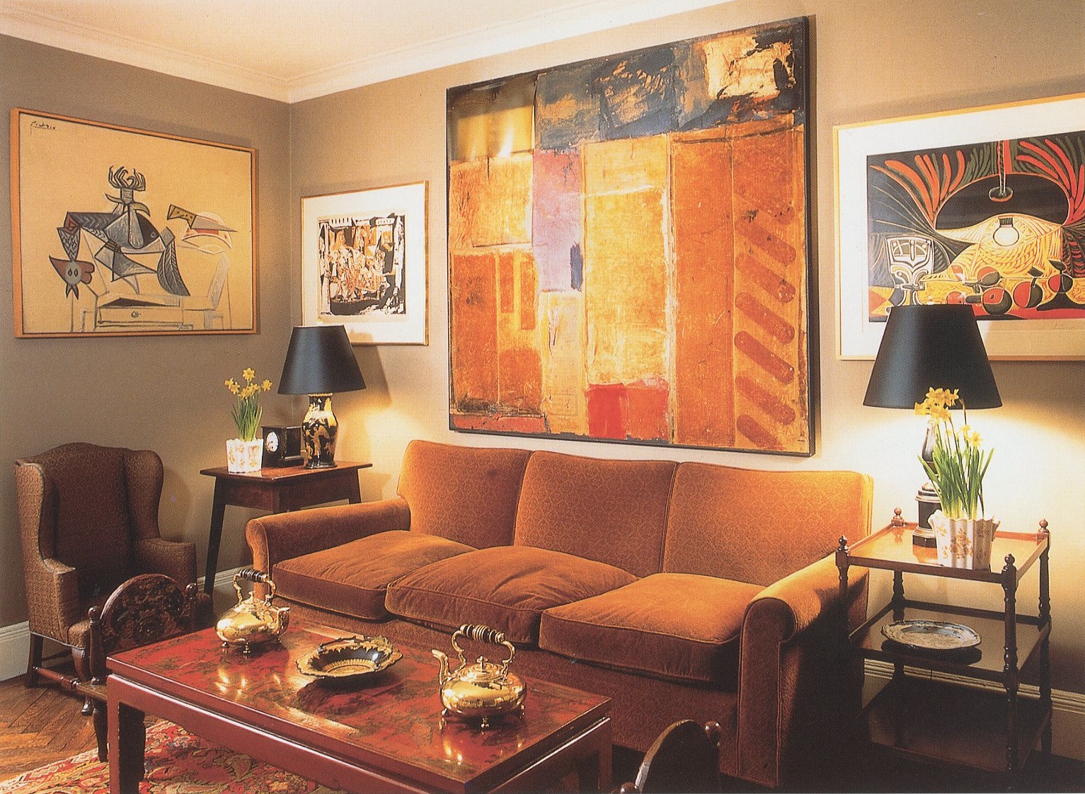 FOR PILAR~: Victor & Sally Ganz; Their Apartment at 10 Gracie Square