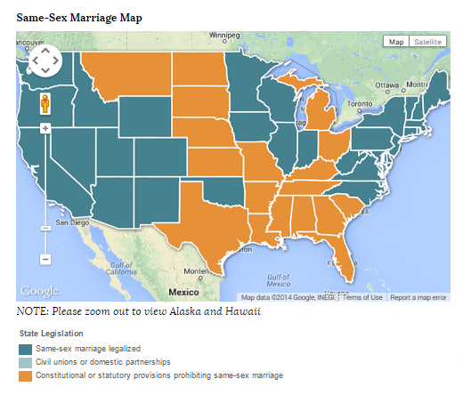OutRiderr: U.S. Government now recognizes same-sex marriage in 32 States.