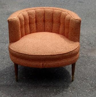 Nicole Wood Interiors: SOLD!!! Mid Century Buttoned Back Bowl Chair!!!!
