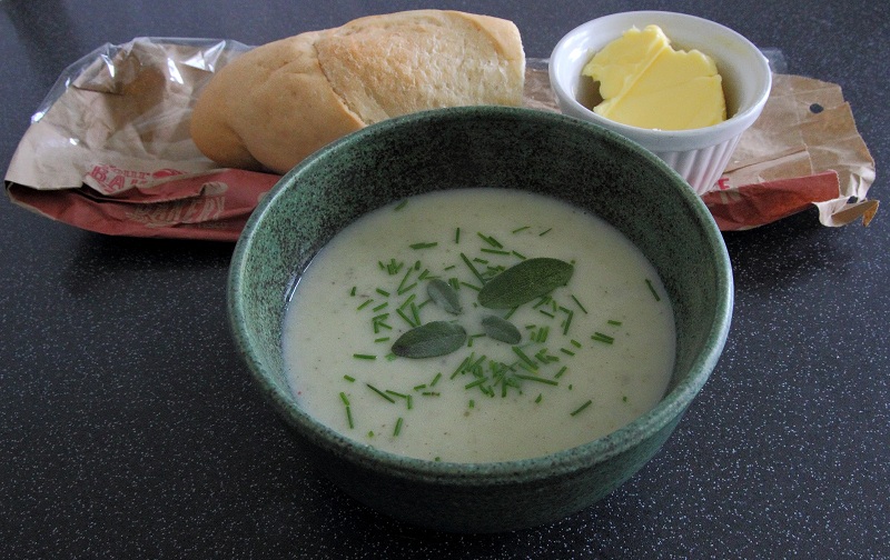 Cream Cheese and Chive Potato Soup