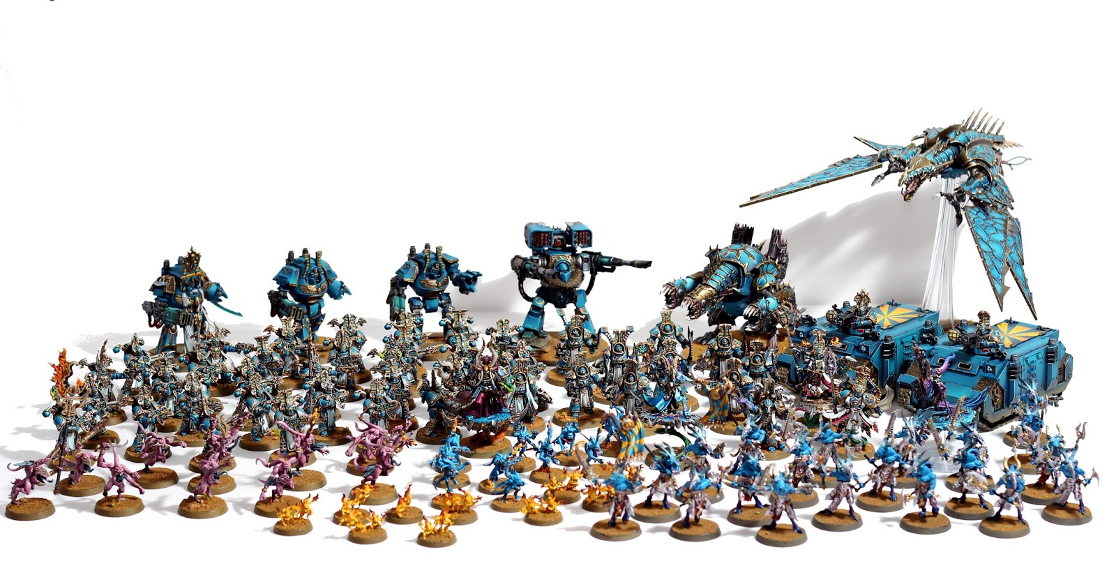 Showcase: Thousand Sons Infantry by Aurélie - Tale of Painters