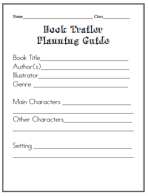 Technically A Media Specialist: Book Trailers (updated)