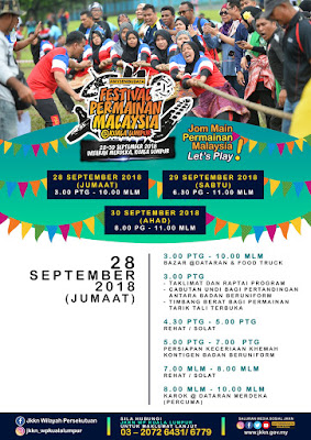 Pelbagai aktiviti menarik di Festival Permainan Malaysia @Kuala Lumpur