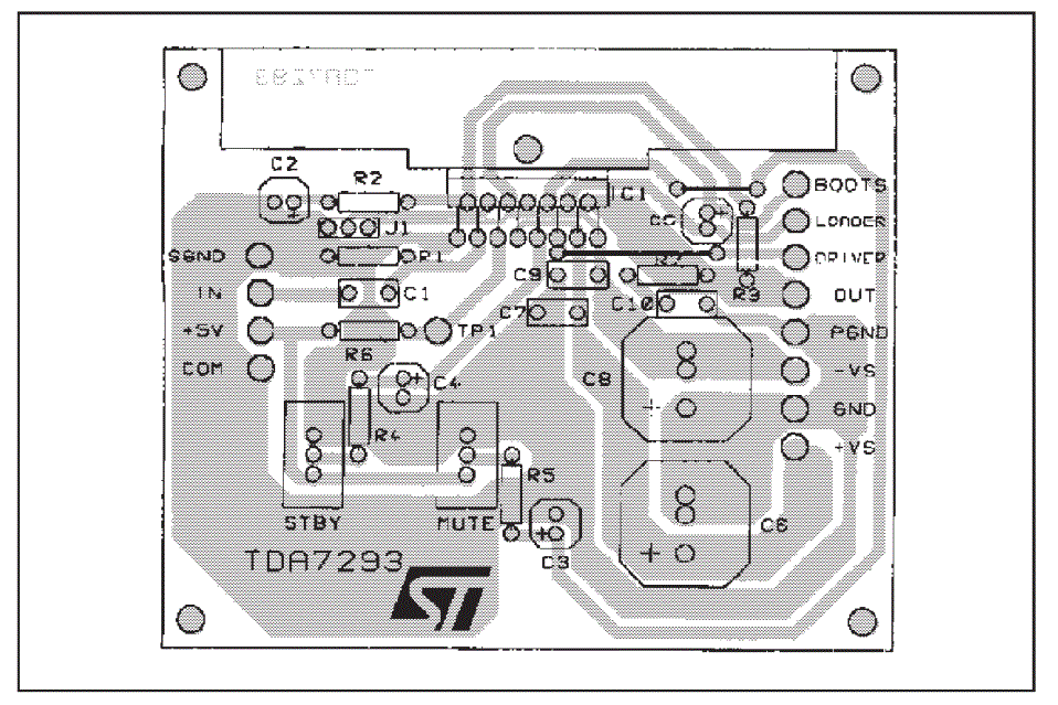 Amplificador de Som 100W RMS com o CI TDA7293 + PCI - FVML