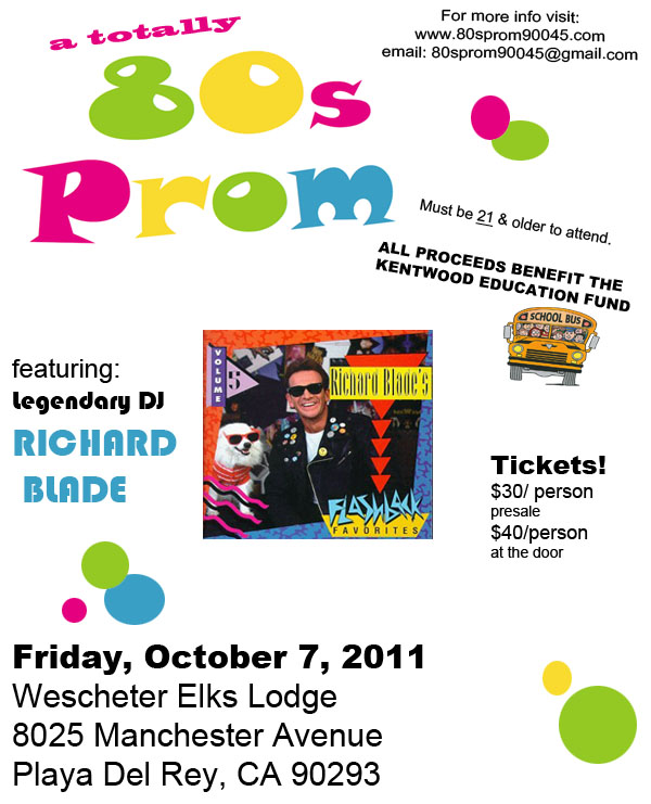 WadidoLA: A Totally 80's Prom!