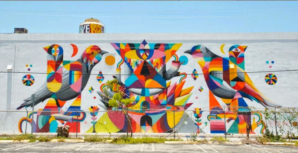 Remed x Okuda New Mural – Wynwood, Miami – StreetArtNews