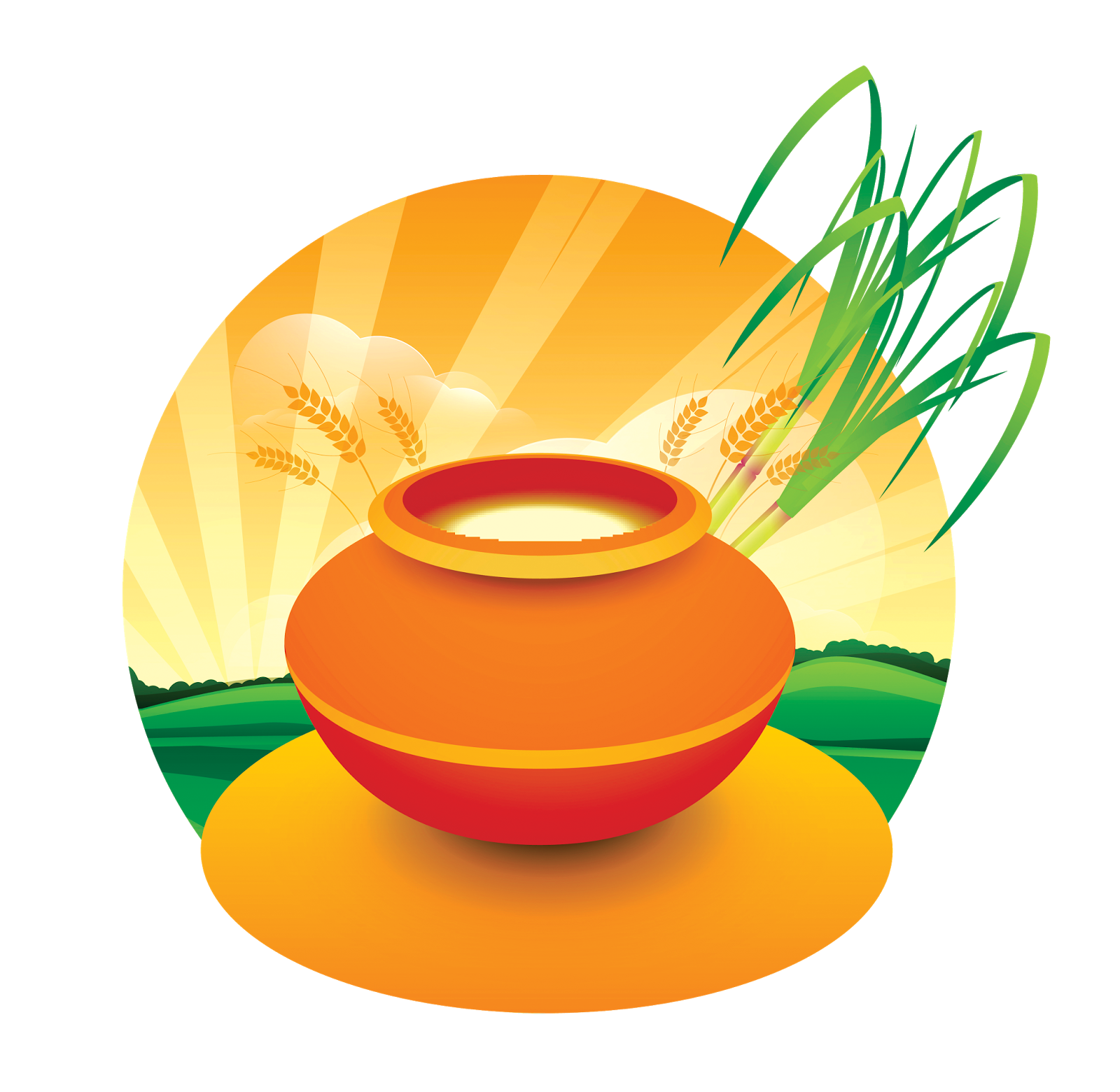 happy pongal (pot stock ping) png vector collection - SRK GRAPHICS