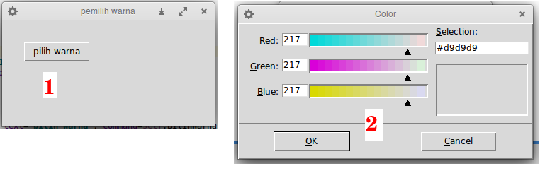 Cara Membuat Color Chooserpemilih Warna Di Tkinter ~ Belajar Python