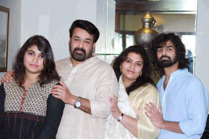 Mohanlal and his Family ~ actors and actress