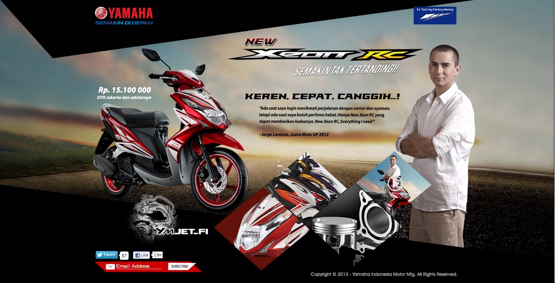 spesifikasi yamaha new xeon RC | rian aditya putra
