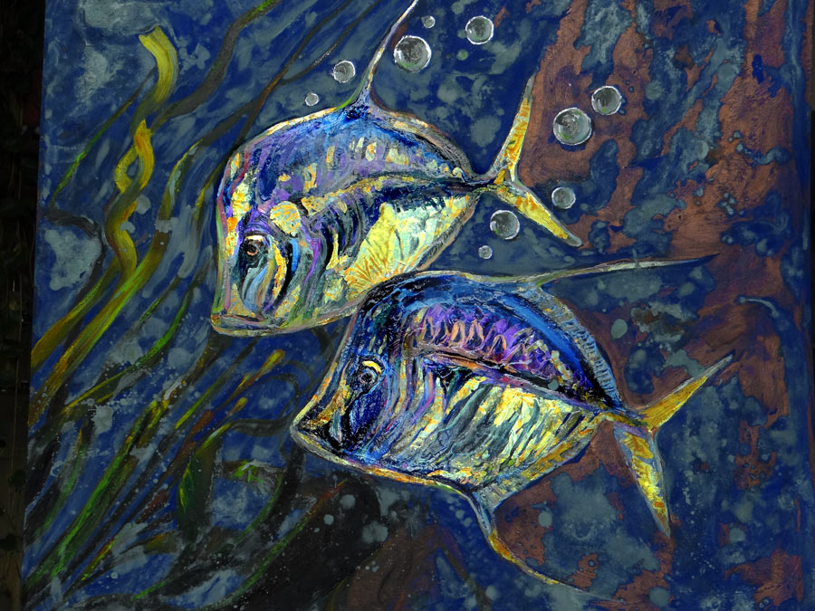 Mermaids Gallery Alexander Antonyuk: LOOKDOWN FISH - Selene vomer