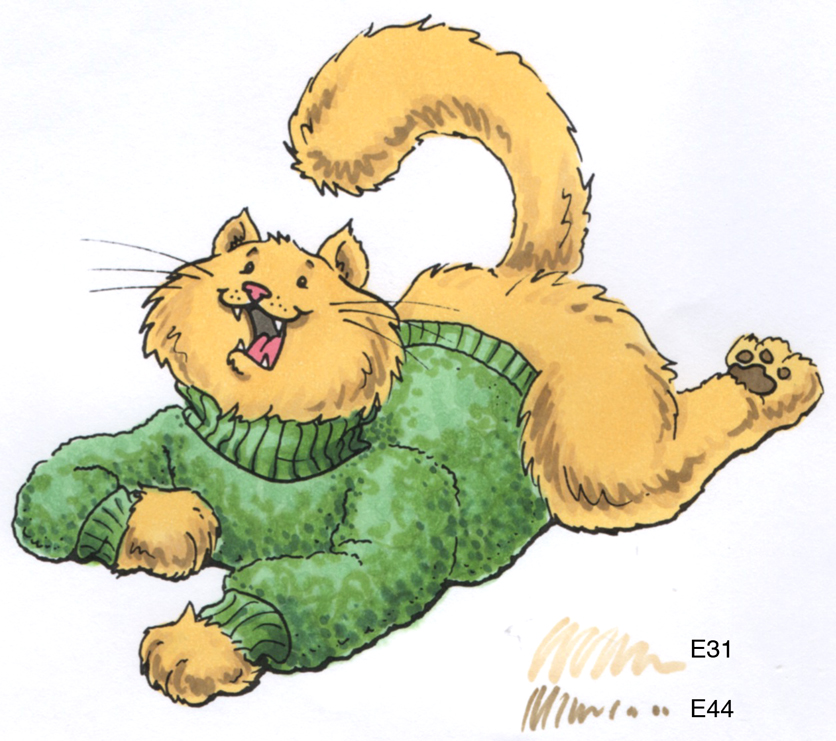 I Like Markers: Texture Techniques, Part 3, Fur