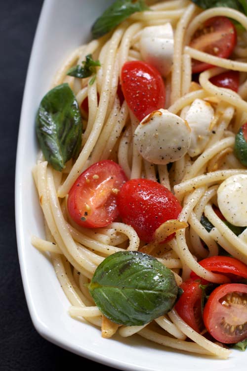 A Less Processed Life: What's For Dinner: Bucatini with Cherry Tomatoes ...