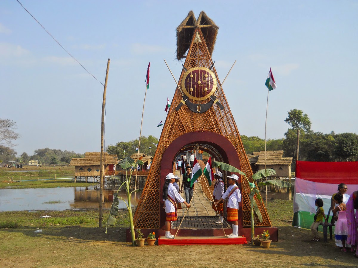 ENTRANCE GATE OF GUEST HOUSE ON OCCASION OF ALL RABHA STUDENT’S UNION ...