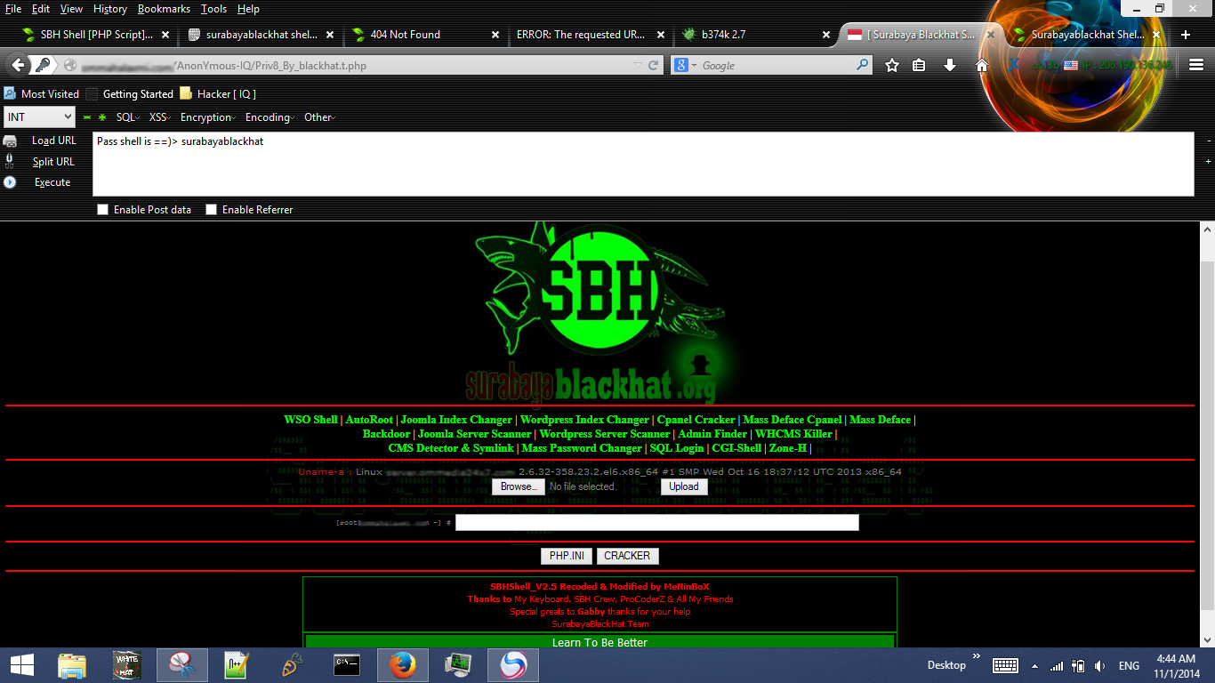 Surabaya Blackhat Shell | Hack3r-IQ