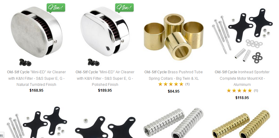 Old-STF Cycle: Mini ed air cleaners - bikes - catalogs