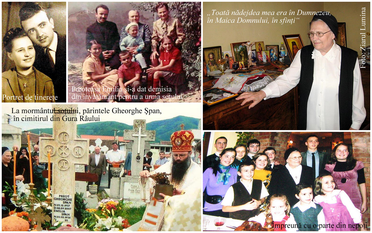 Slujirea preotesei: Doamna preoteasă Emilia Şpan: „Copiii au fost ...