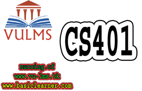 cs401 midterm past paper solved megafile by reference | VULMS Help: Virtual University of Pakistan