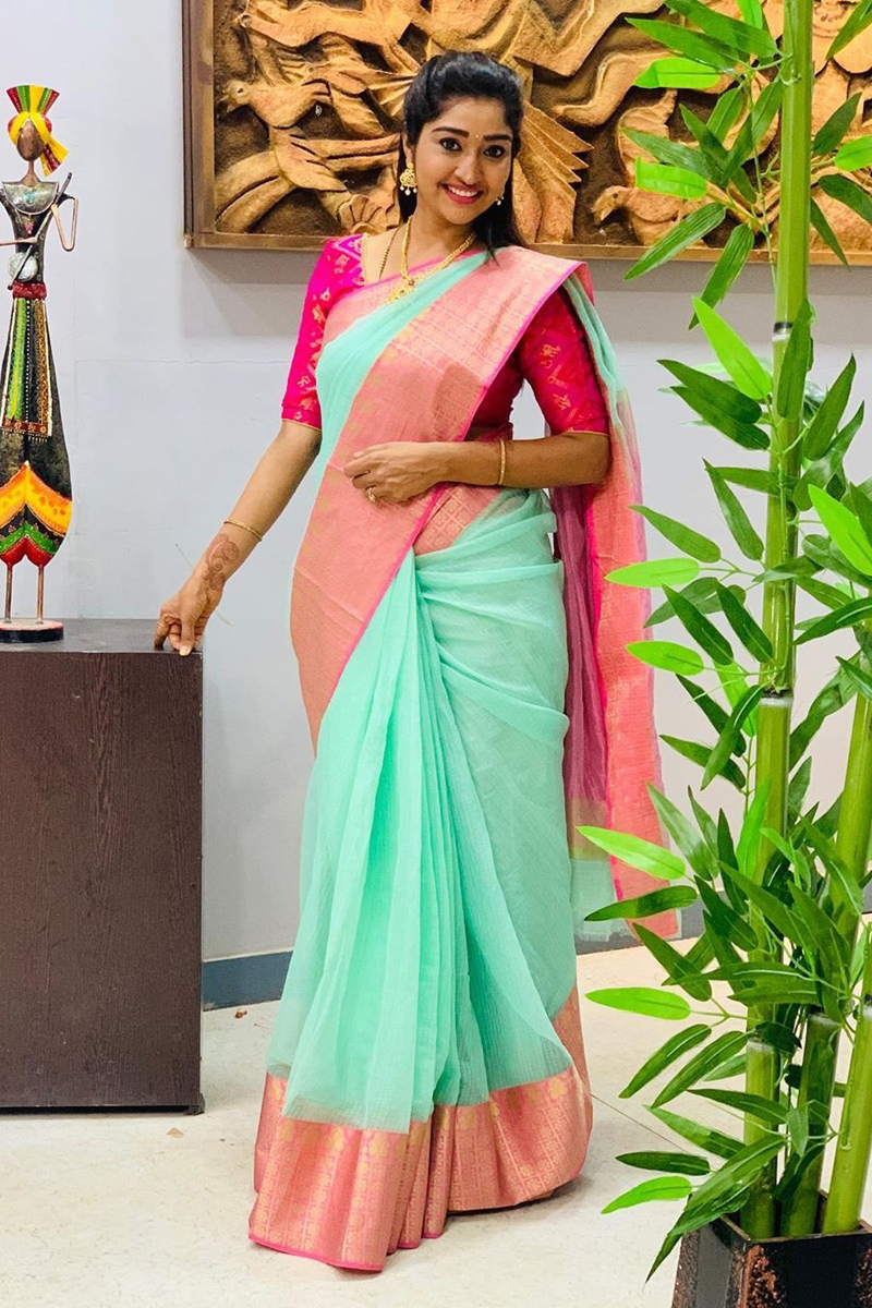 Serial Actress Neelima rani latest beautiful saree photoshoot