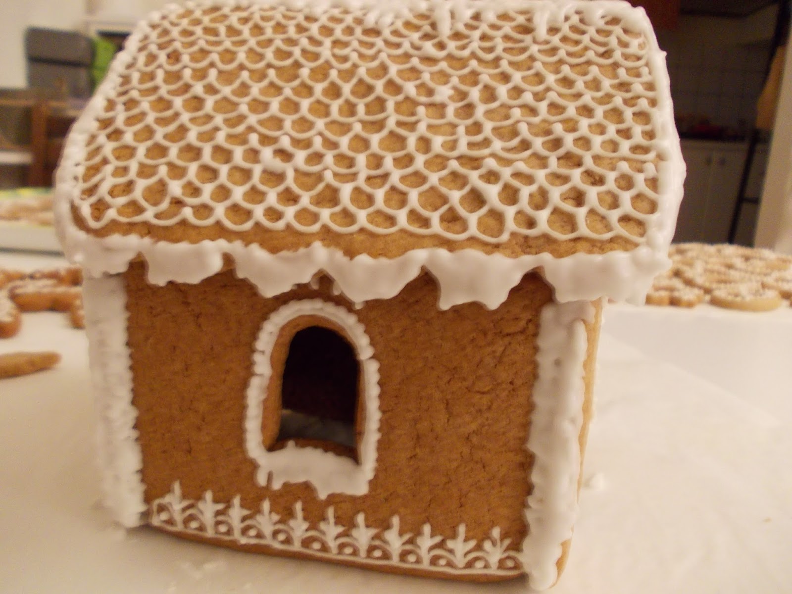 Chachou à la crème: Maison de Noël en pain d'épices