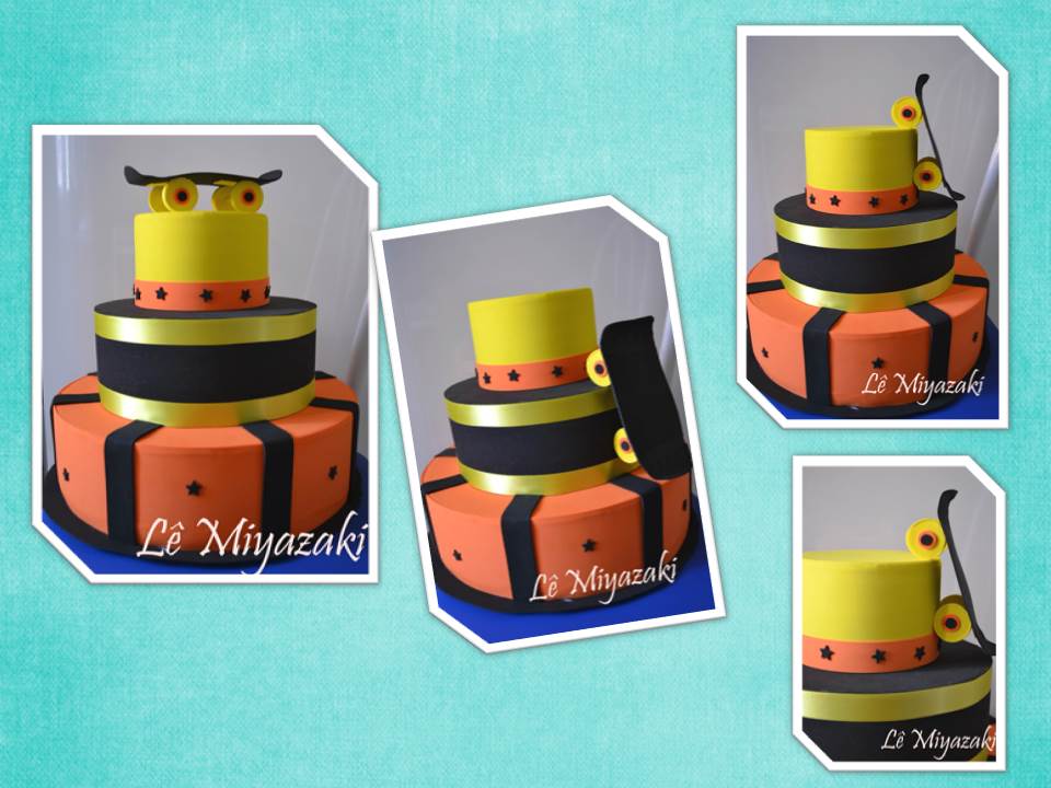 "Festa das Cores": Bolo Cenográfico - Batman e Skate