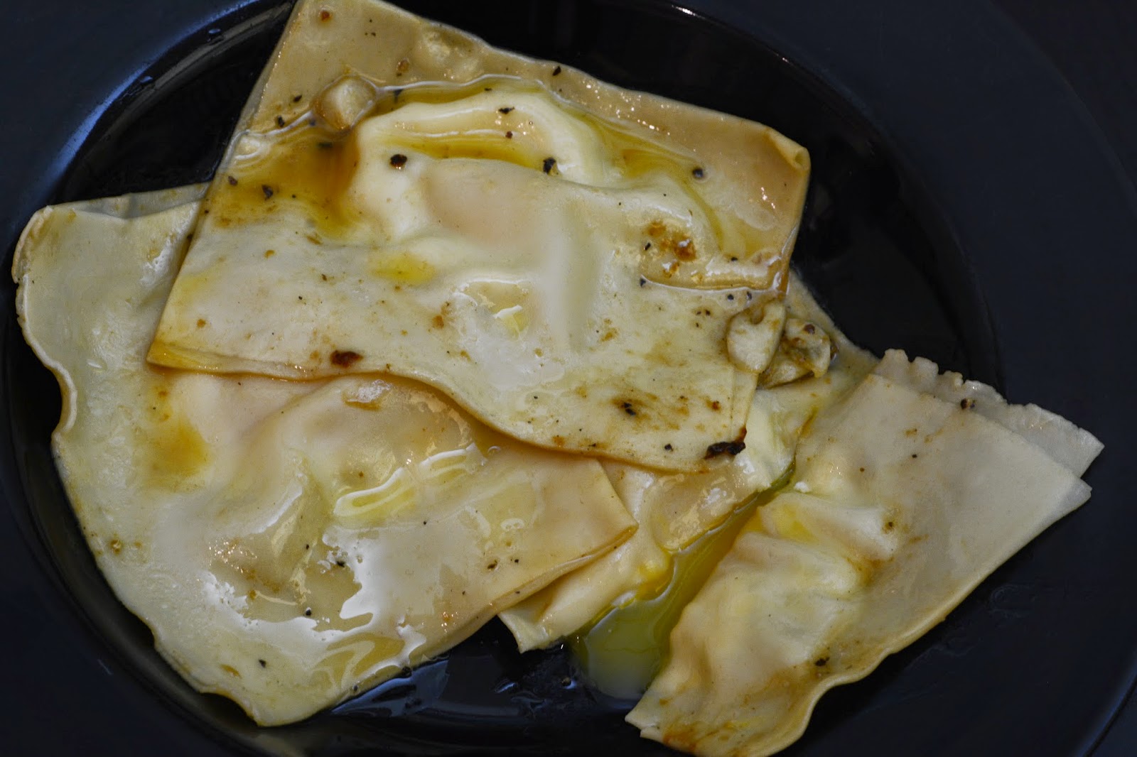 chopcookdine: Quail Egg Ricotta Ravioli