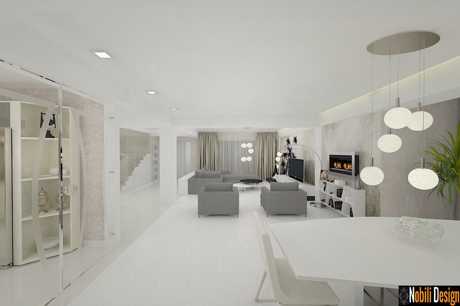 Amenajari interioare living modern - Mobilier modern Constanta - Gresie ...