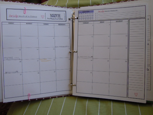 Sweetly Home: Home Notebook - Our Life: Binder