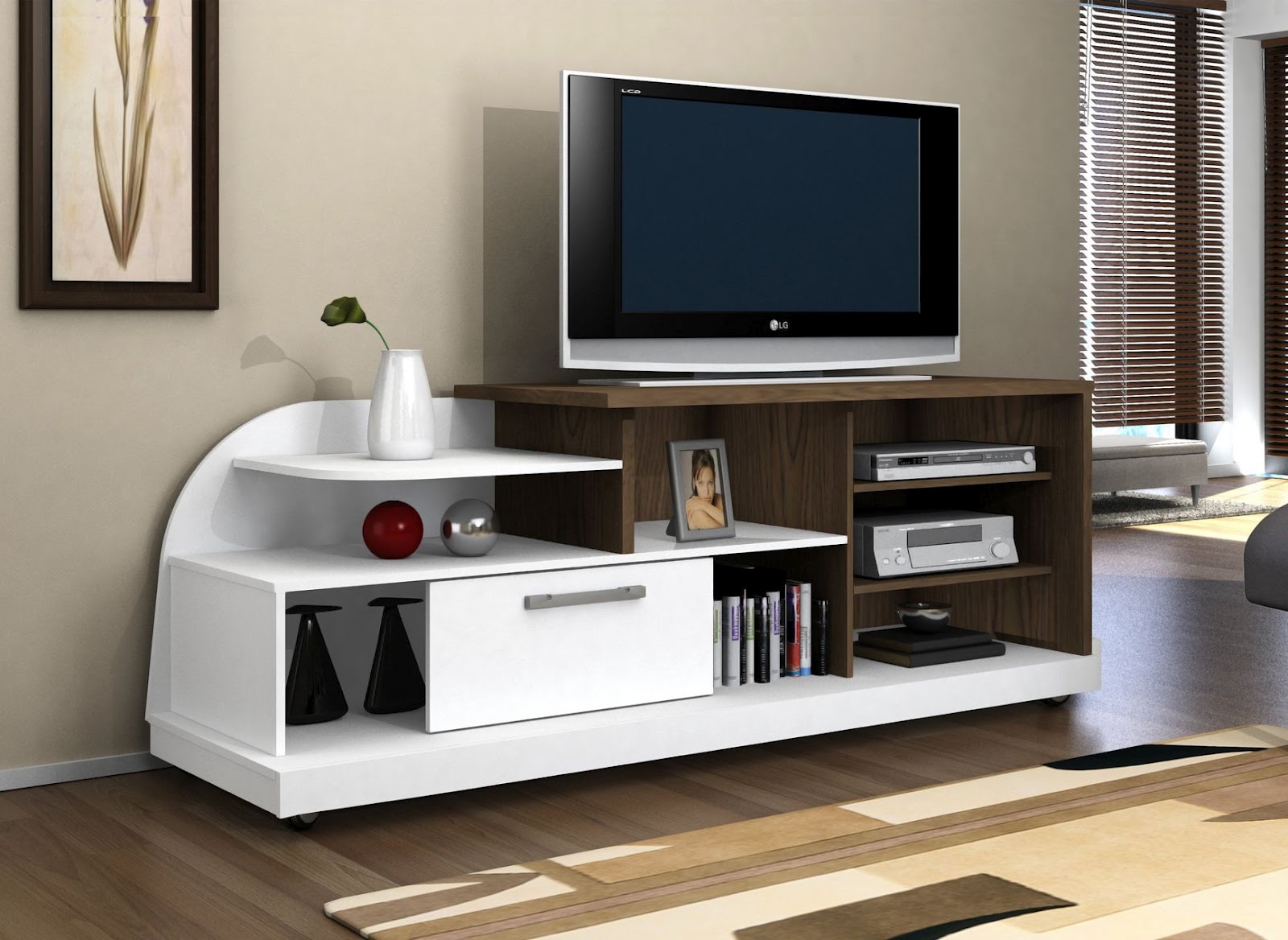 Uma Vida Perfeita: Modelos de racks para deixar sua sala super moderna