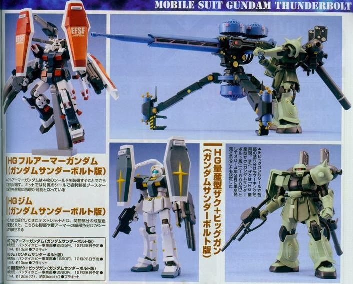 HGGT 1/144 Gundam Thunderbolt Model kits