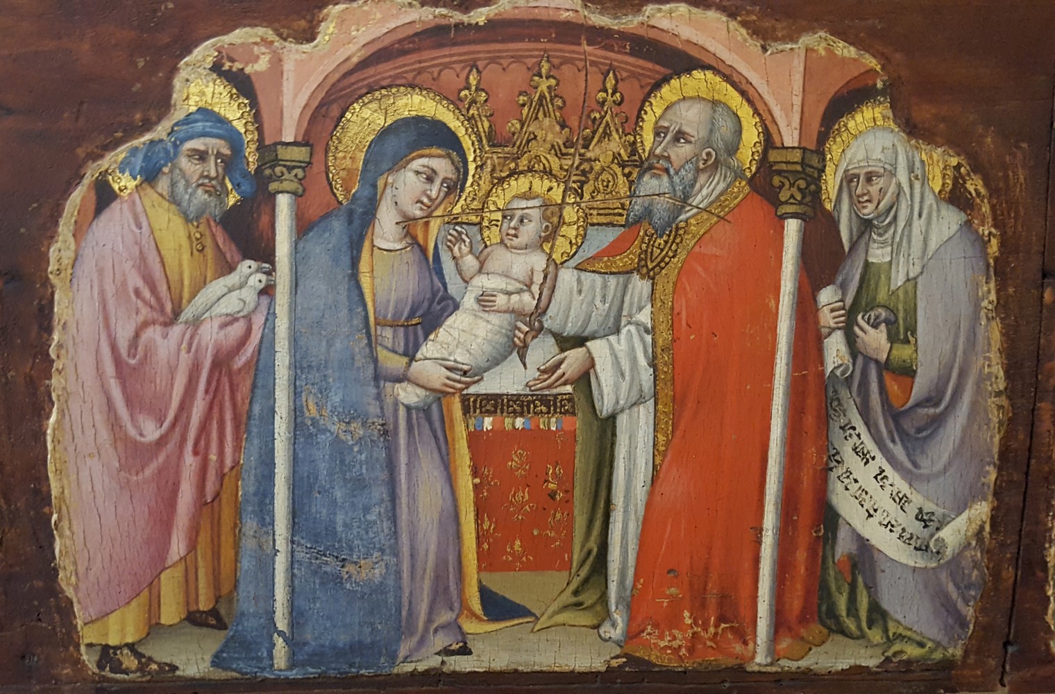 Eva's historical costuming blog: A 1400-1410 painting from Bologna