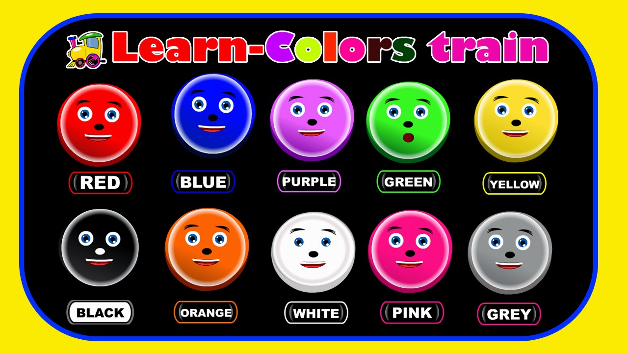 "Color Songs Collection " Learn Colors " Teach Colours, Baby Toddler Pre...