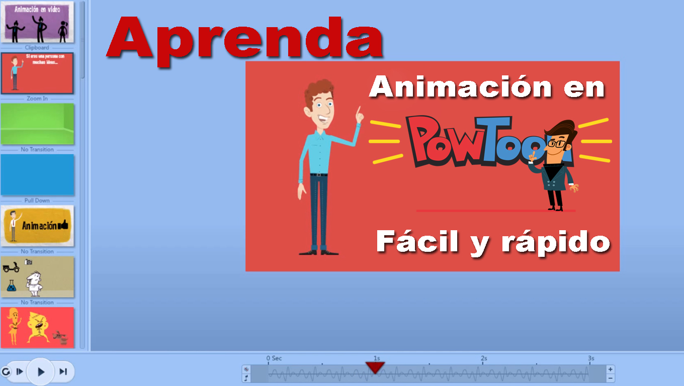 Curso animación en Powtoon, fácil y rápido.