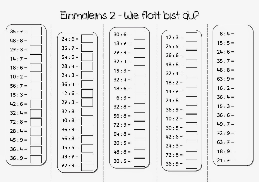 Einmaleins-Bild von Ilona Kapitányné Erdei auf Education | Kopfrechnen ...