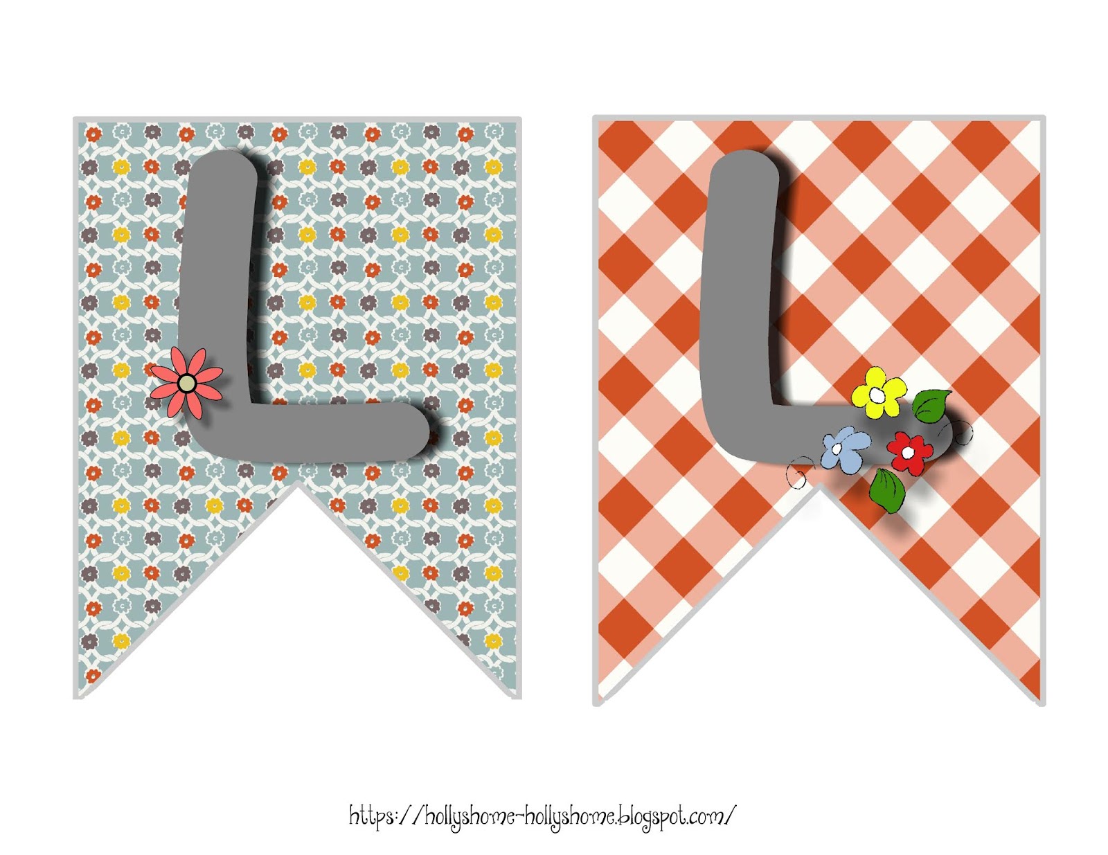 HollysHome Family Life: Hello Spring - Free Printable Banner From ...