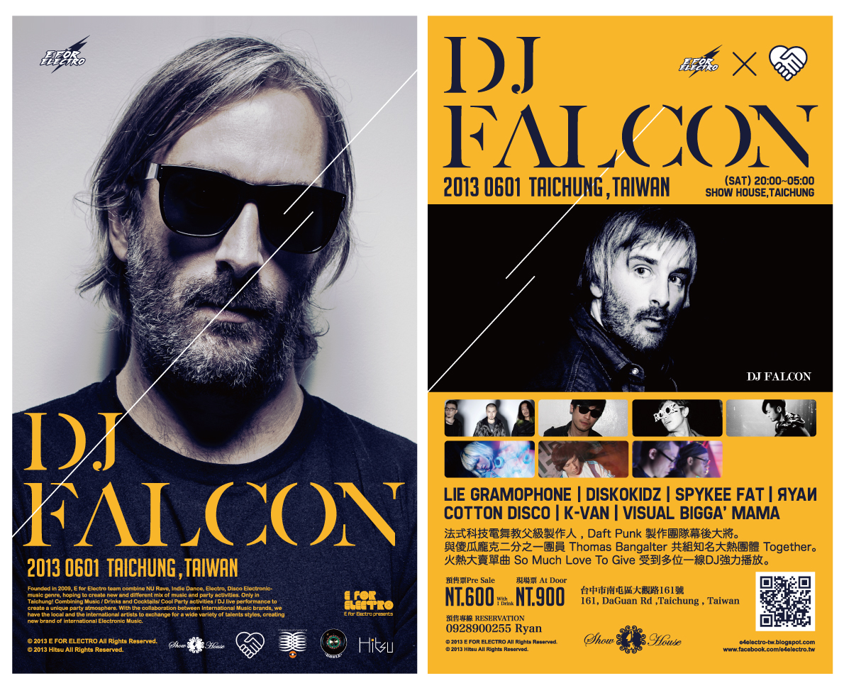 e4electro: E for Electro presents : DJ FALCON ( Roulé / France ) 2013. ...