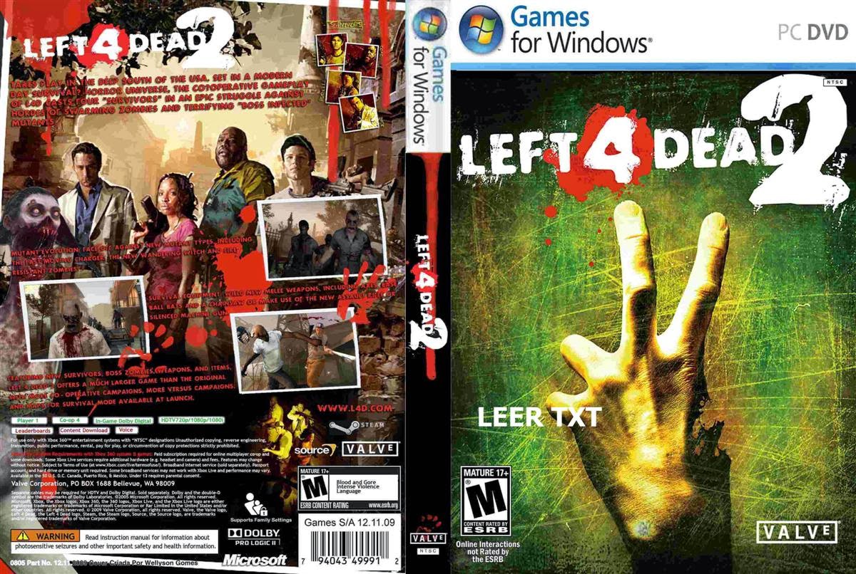 el mejor lugar para descargar juegos y muchas cosas mas: Left 4 Dead 2 ...