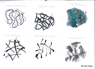 Wil's creative approach: Mark making, exercise 3