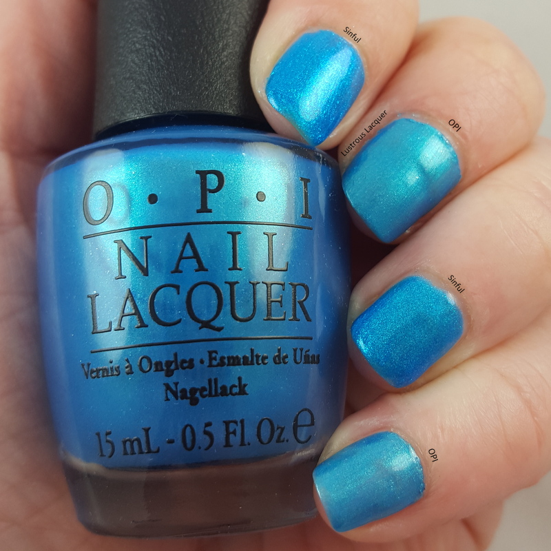 Opi Darkest Blue