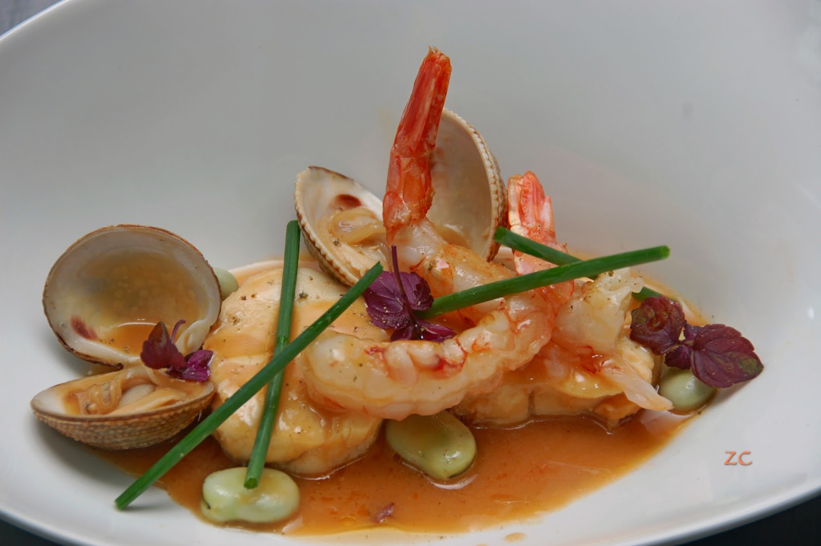 ZC Zinonas Christofidis : Σφυρίδα γαρίδες κυδώνια Λουΐζα