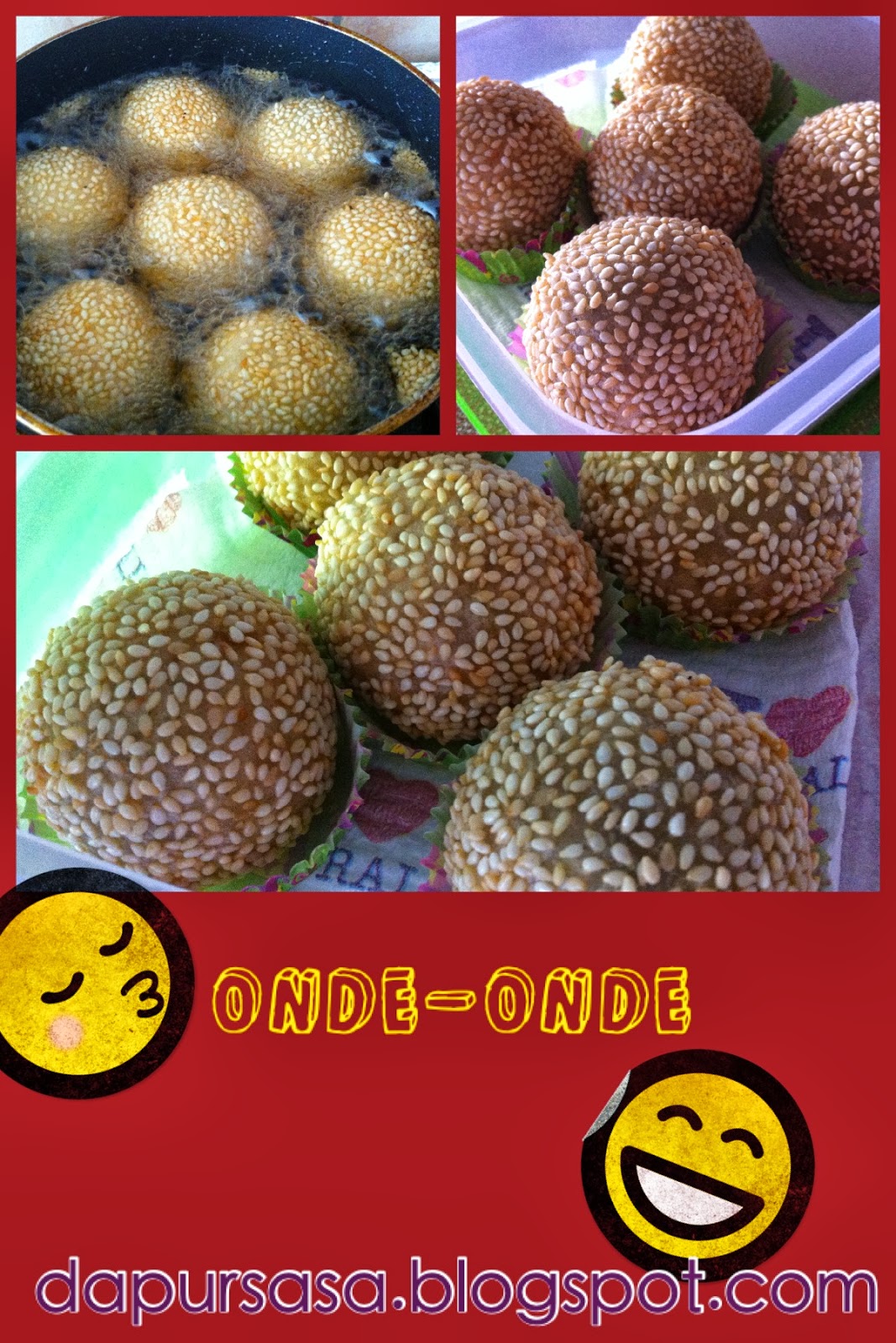 "DAPUR SASA": Resep Onde-Onde