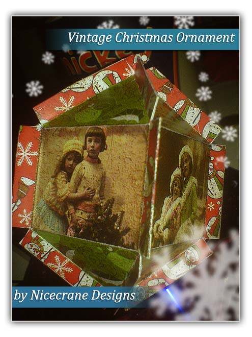 Nicecrane Designs: Xmas Ornament and freebie