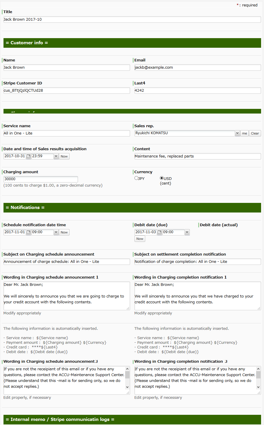 Workflow Sample: Episode 557: Fully Automatic Billing Flow that ...
