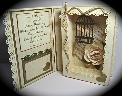 My Buttons n'Bows: Shadow Box Card